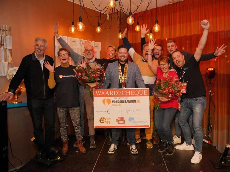 Tafelhuis 2022, ruim 40.000 euro voor het goede doel - RT41